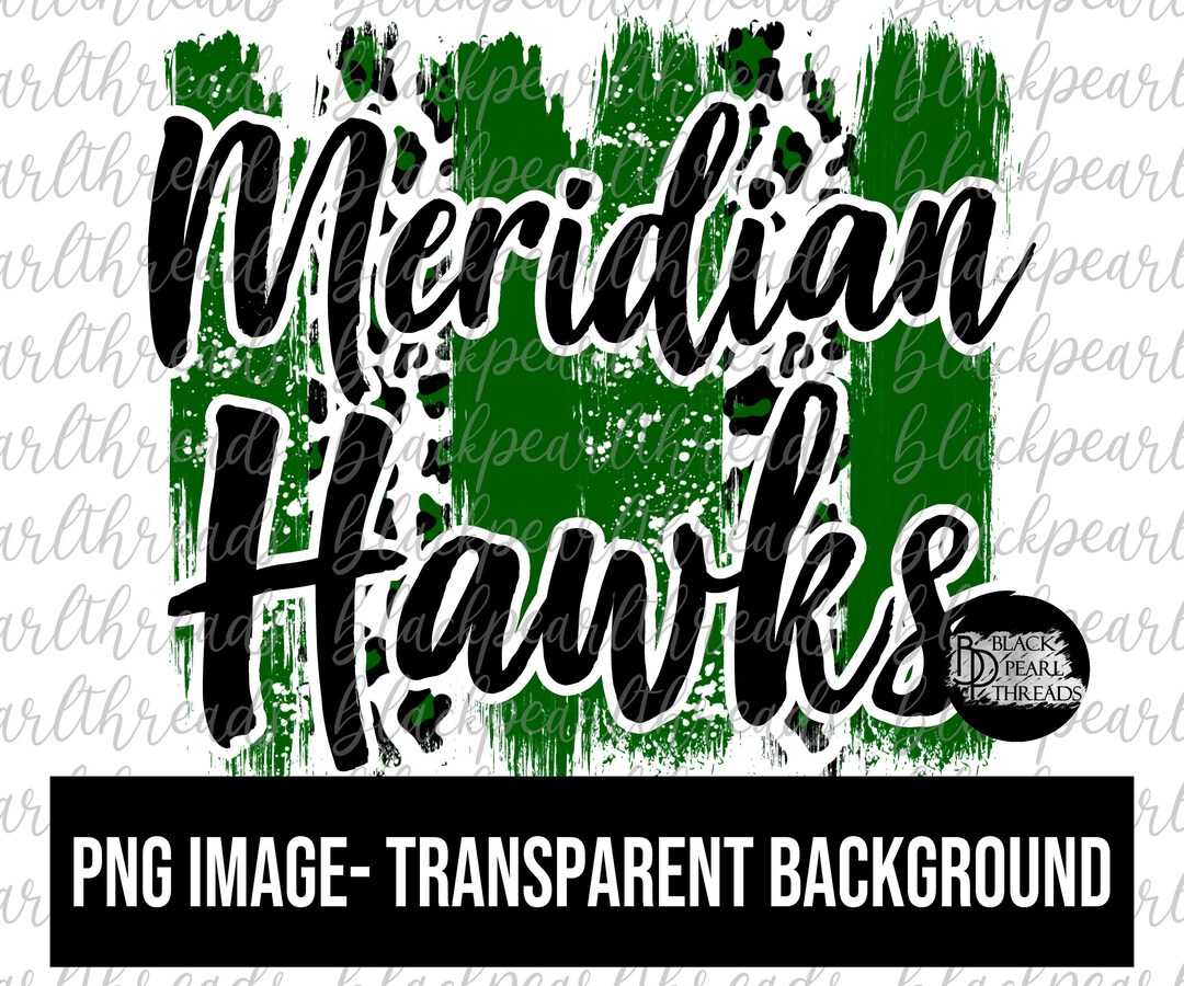 Meridian Hawks Brushstrokes PNG File | Sublimation, Screen Print, DTF ...