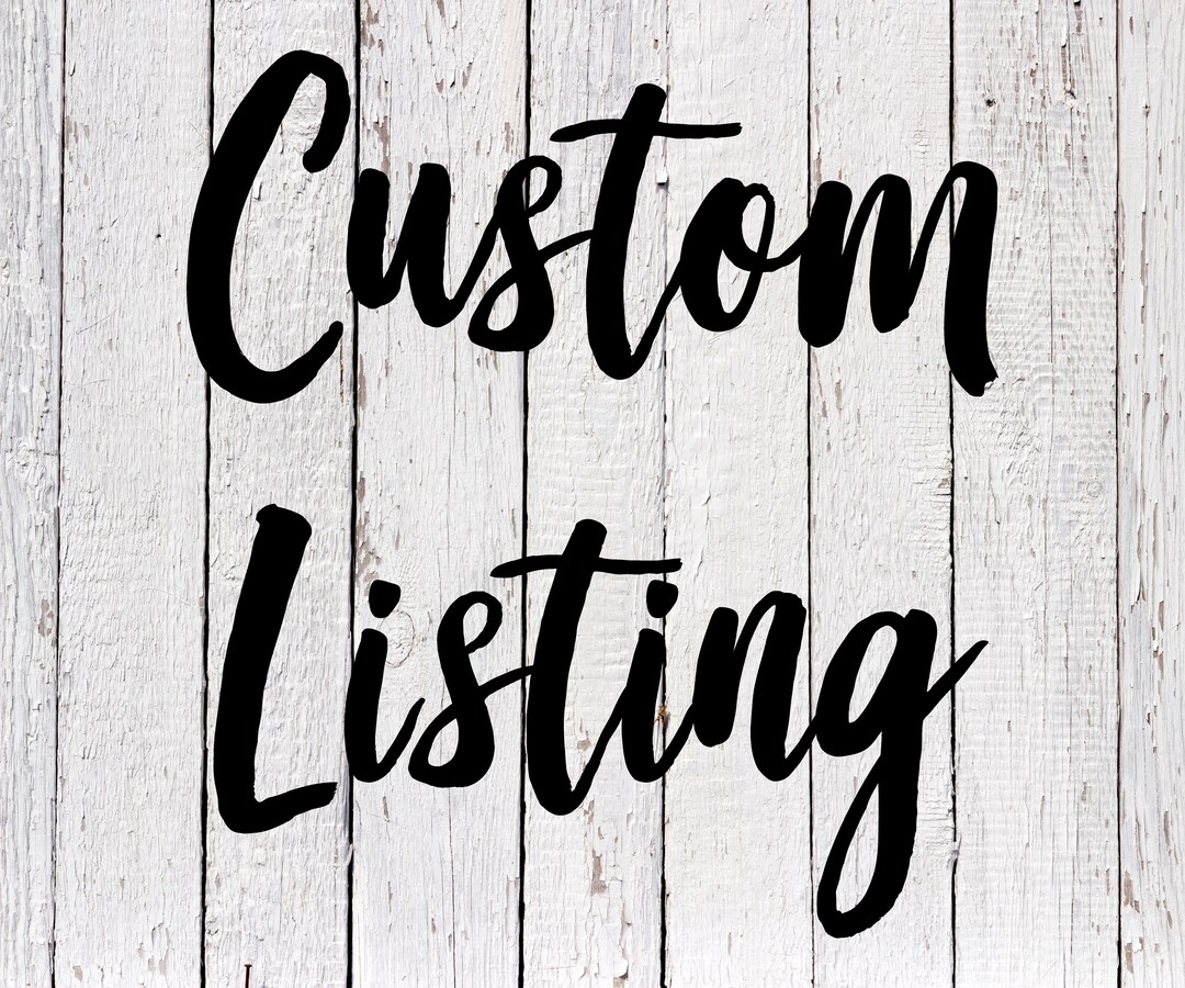 Custom Listing custom Digital 3-5 BUSINESS DAY TAT - Etsy
