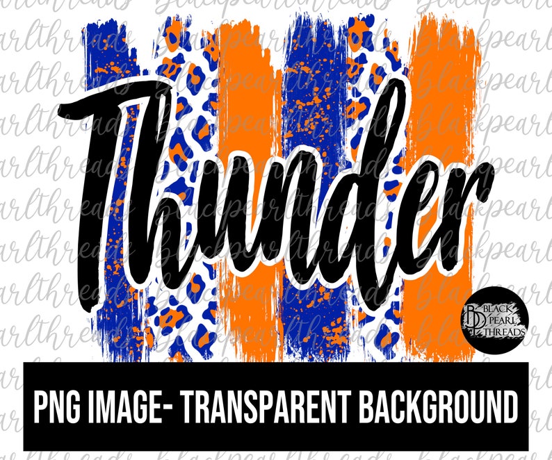 Thunder Brushstrokes PNG File | Sublimation, Screen Print, DTF, DTG ...