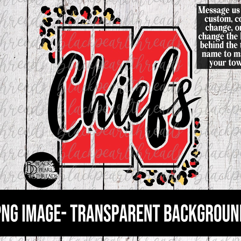 Kc Chiefs Leopard Png - Etsy