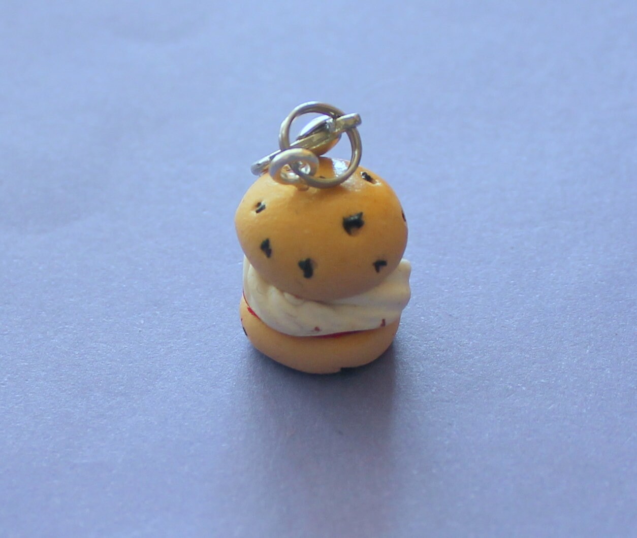 Scone Purse Charm,scone Charm,jam and Cream Scone Charm,cake Purse ...