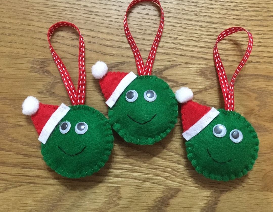 Felt Christmas Tree Decoration,handmade Felt Christmas Sprout,felt Tree ...