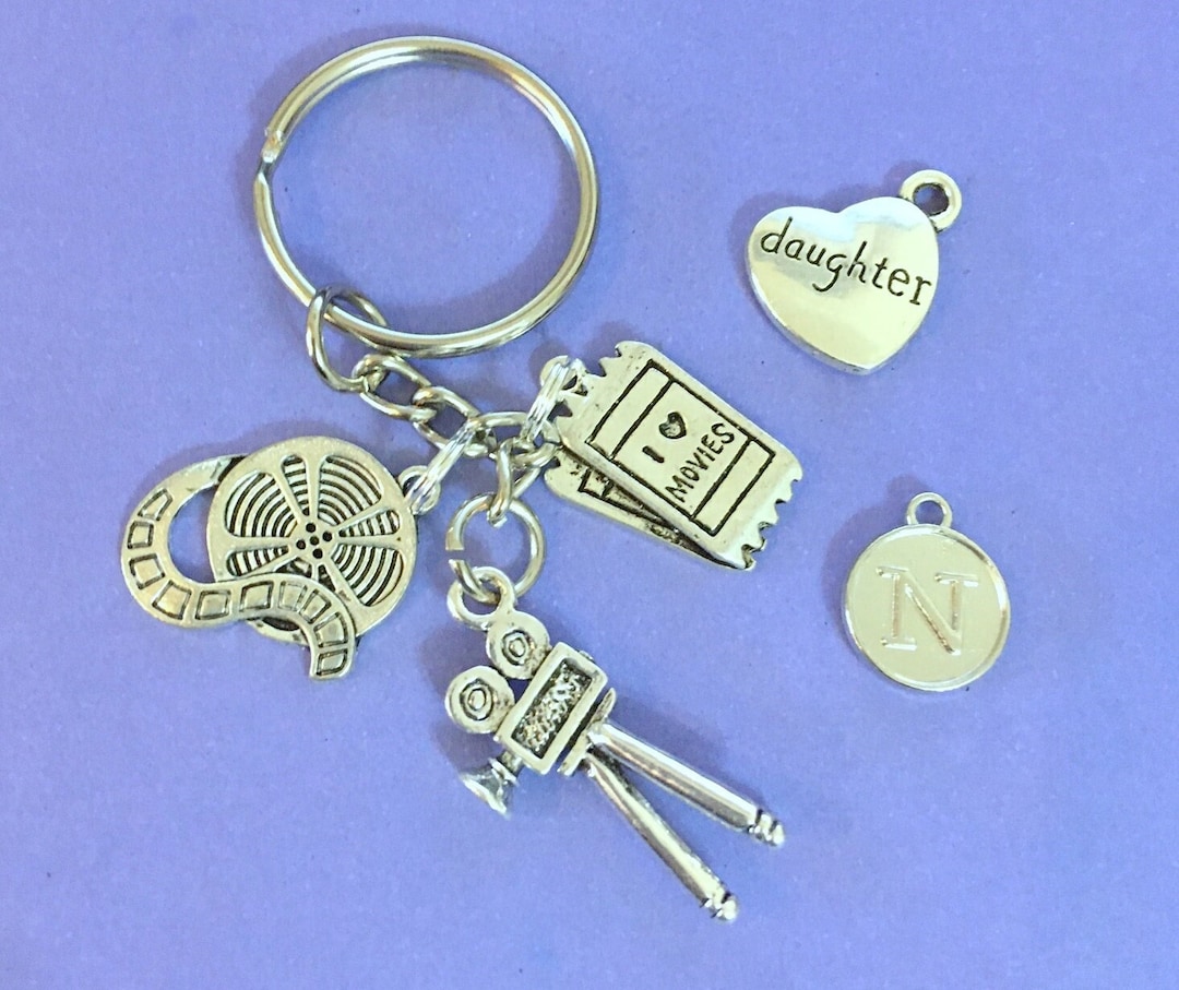 Movie Keyring,Film Keyring,Gift for Actor,Cinema Keyring,Gift for ...