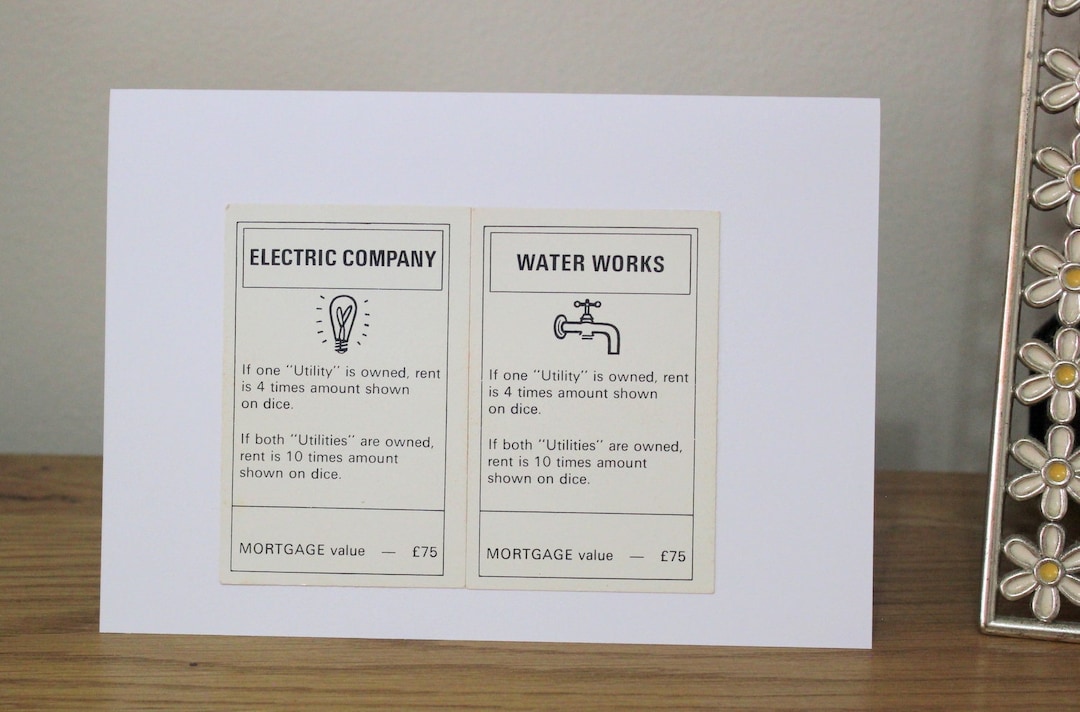 Monopoly Greetings Card,monopoly Themed Gift,monopoly Fan Gift ...