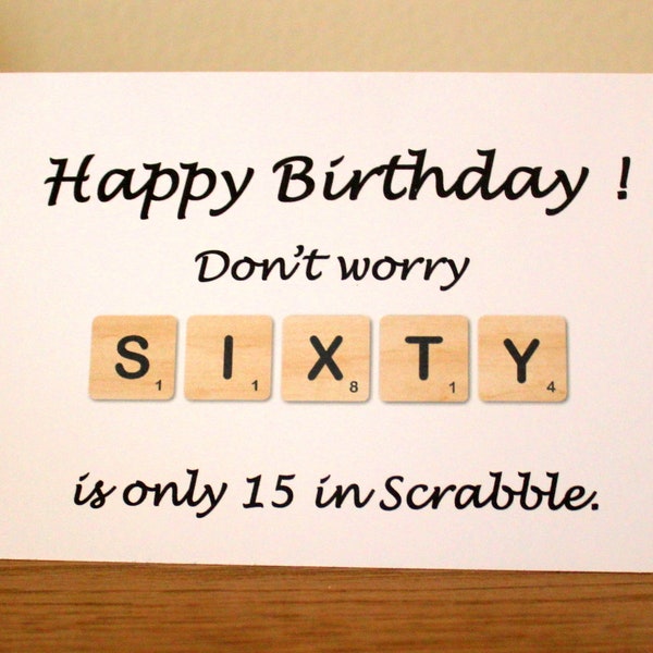 Birthday Scrabble - Etsy UK