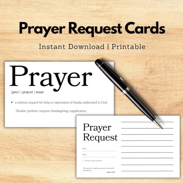 Prayer Box Printable - Etsy
