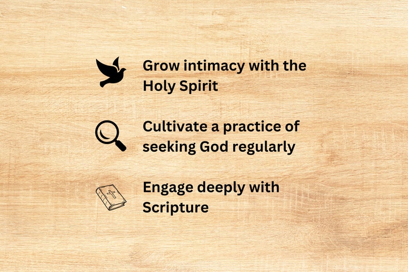 Printable Bible Study Worksheet for Christians to Hear God's Voice - Etsy