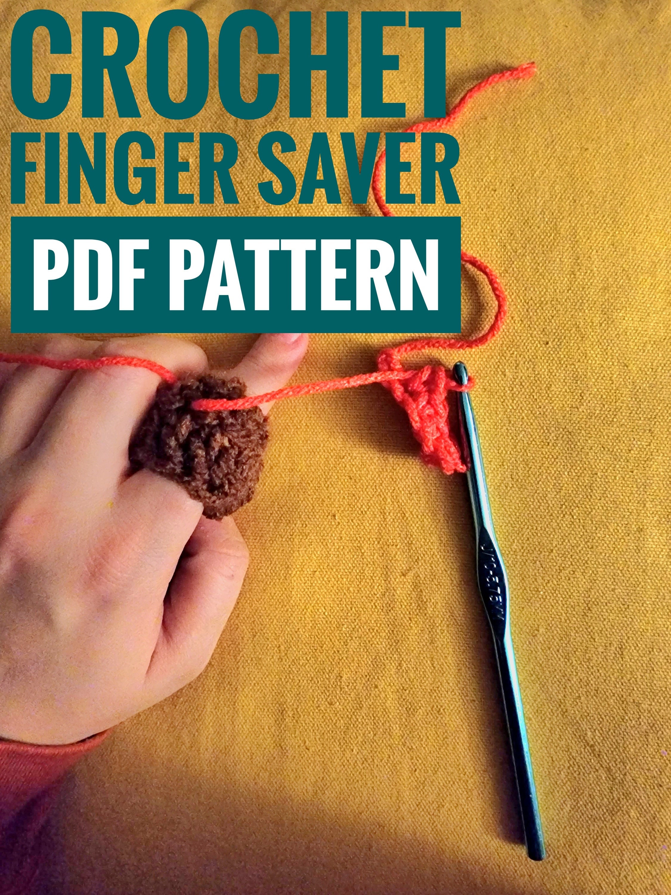 Finger Saver Pattern Crochet PDF Download - Relieves Tension, Arthritis ...