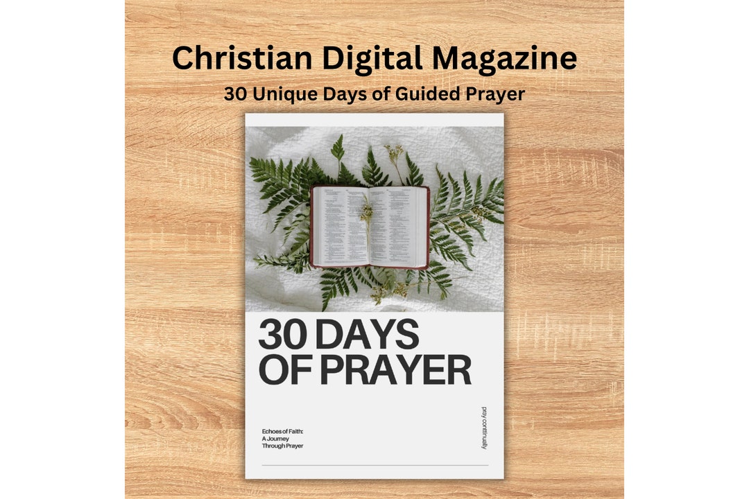 30 Days of Prayer Magazine |A Modern Guided Devotional for Christians ...