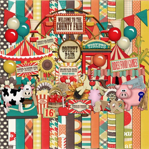 Large Birthday Banner Welcome Sign County Fair Birthday - Etsy