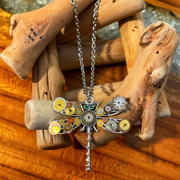 Clockwork Necklace - Etsy