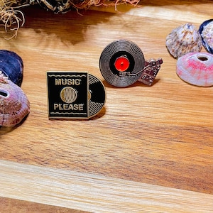 Vinyl Record Pin Set, Vinyl Collector Gifts - Etsy