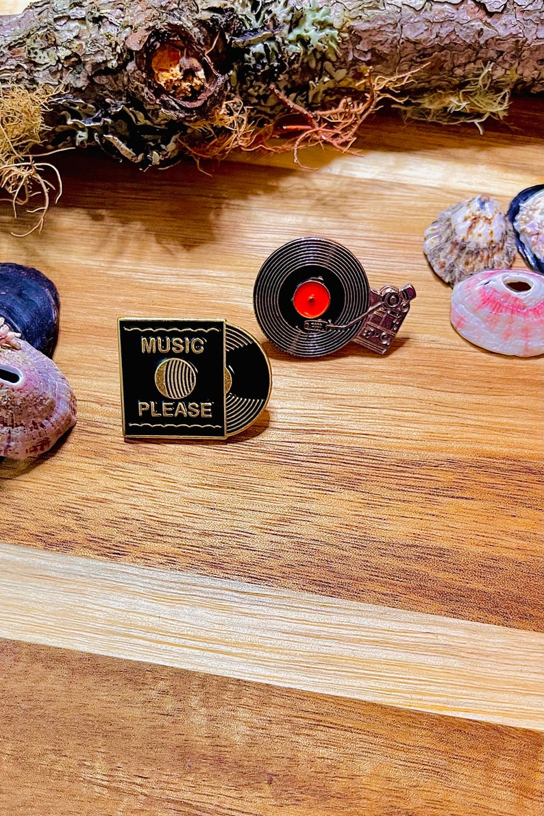 Vinyl Record Pin Set, Vinyl Collector Gifts - Etsy