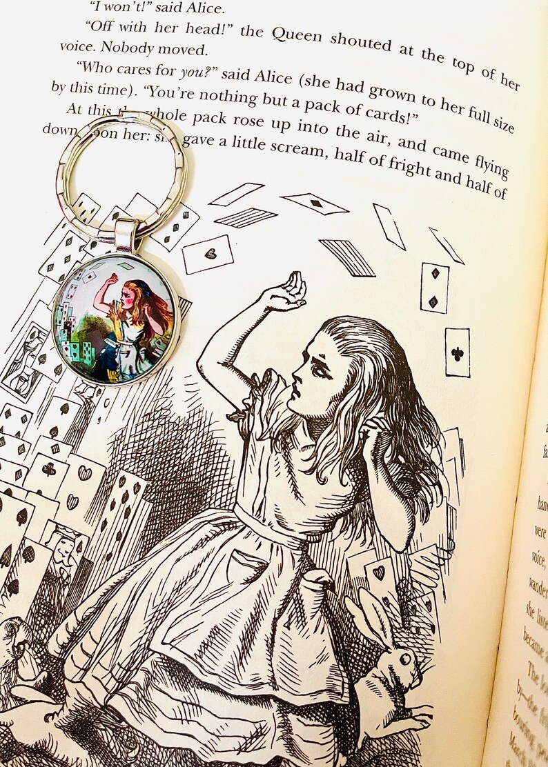 Alice’s Adventures in Wonderland Keychain Set - Etsy