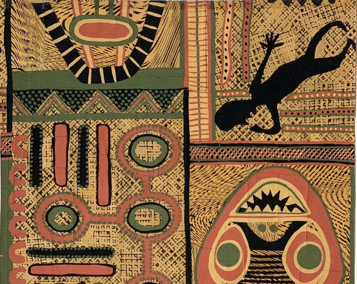 Original african Textile Design Croque Hand | Etsy