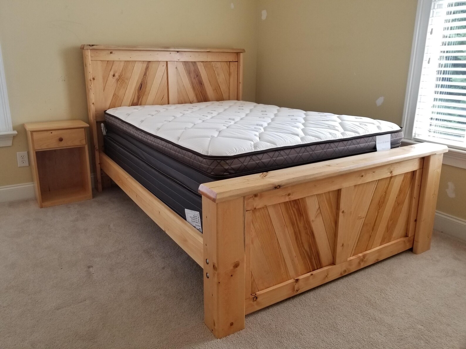 Custom-built Solid-wood Harvest Style Traditional Bed - Etsy