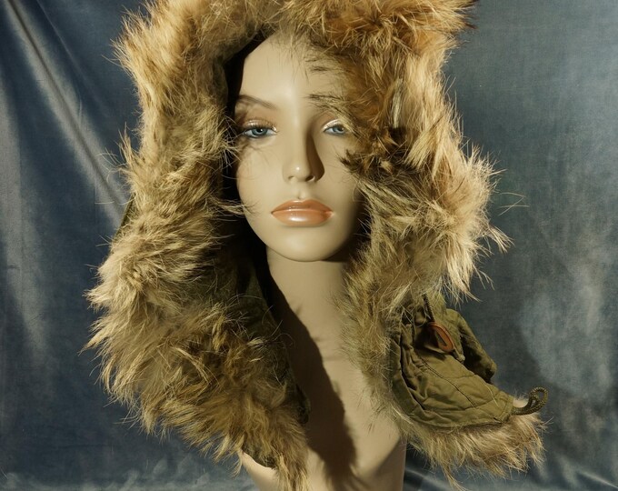 Korean War U.S. Military Parka Hood M1951, Fur Rimmed for U.S. Army ...