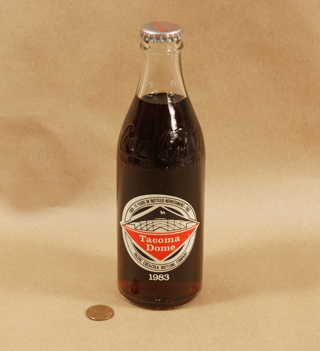 Vintage 1983 Coca-cola Bottle Unopened, Commemorative Tacoma Dome ...