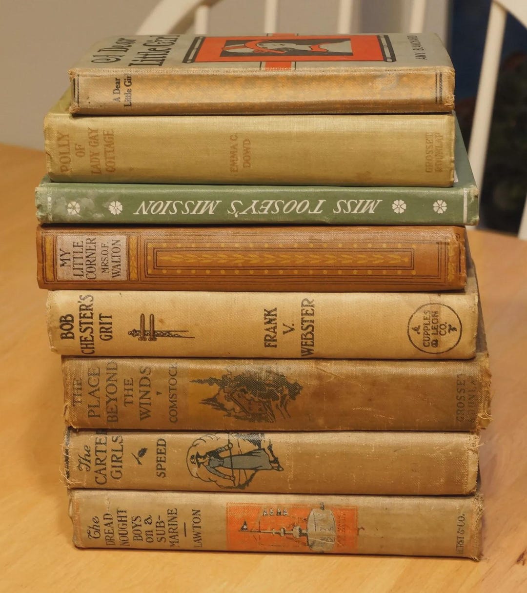 Lot of 8 Antique Books: Miss Toosey's Mission, My Little Corner, Bob ...