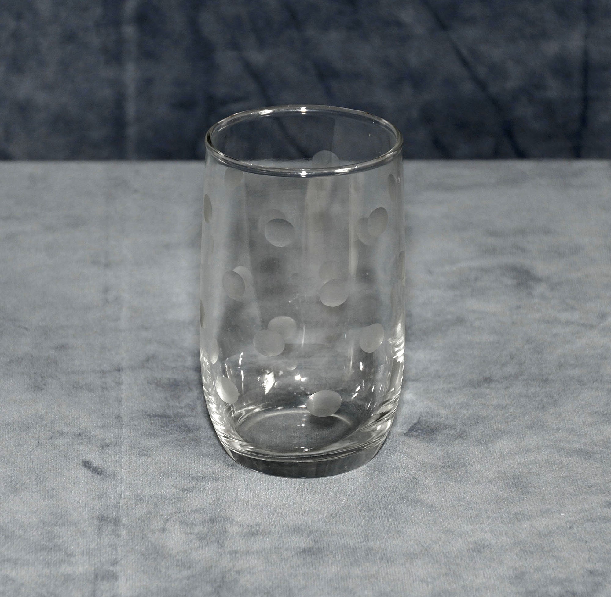 Vintage Mid Century Etched Frosted Drinking Glasses Set of Four 4 ...