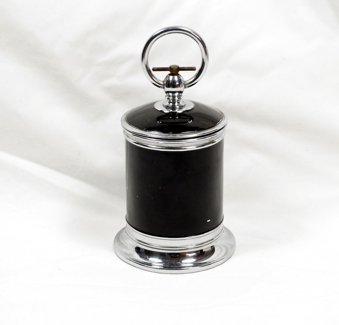 RARE Vintage Art Deco Pop-up Cigarette Dispenser Black & Silver ...