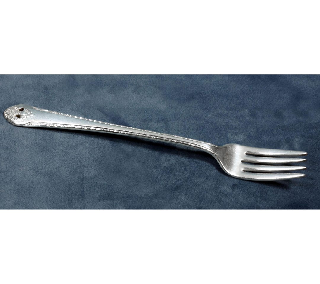 Vintage 1937 LOVELY LADY Table Forks by Holmes & Edwards, Floral Silver ...