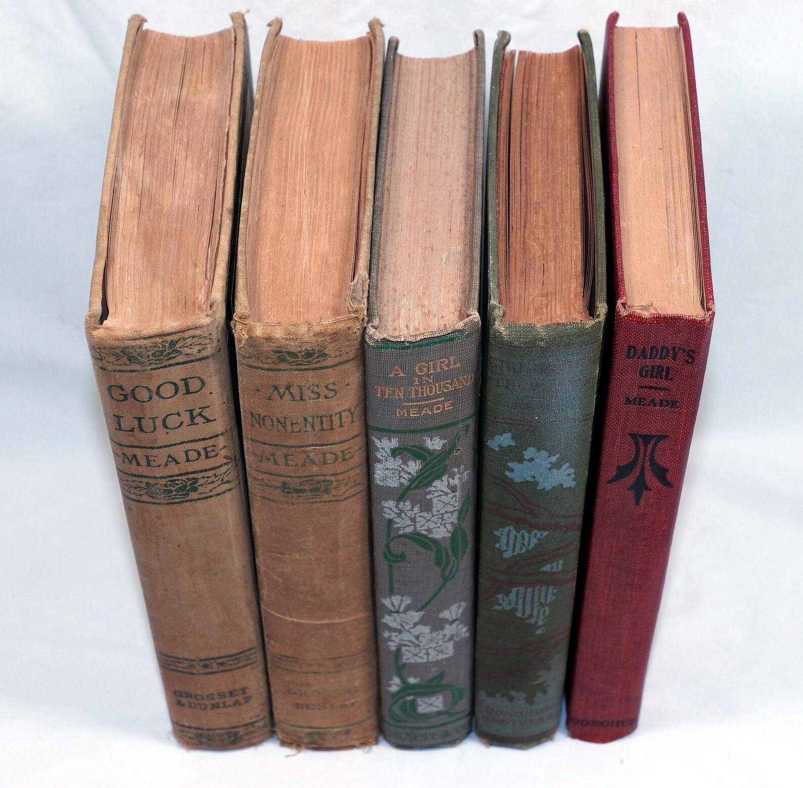 Lot of 5 Antique 1800s 1900s Books by Mrs. L.T. Meade Antiquarian ...