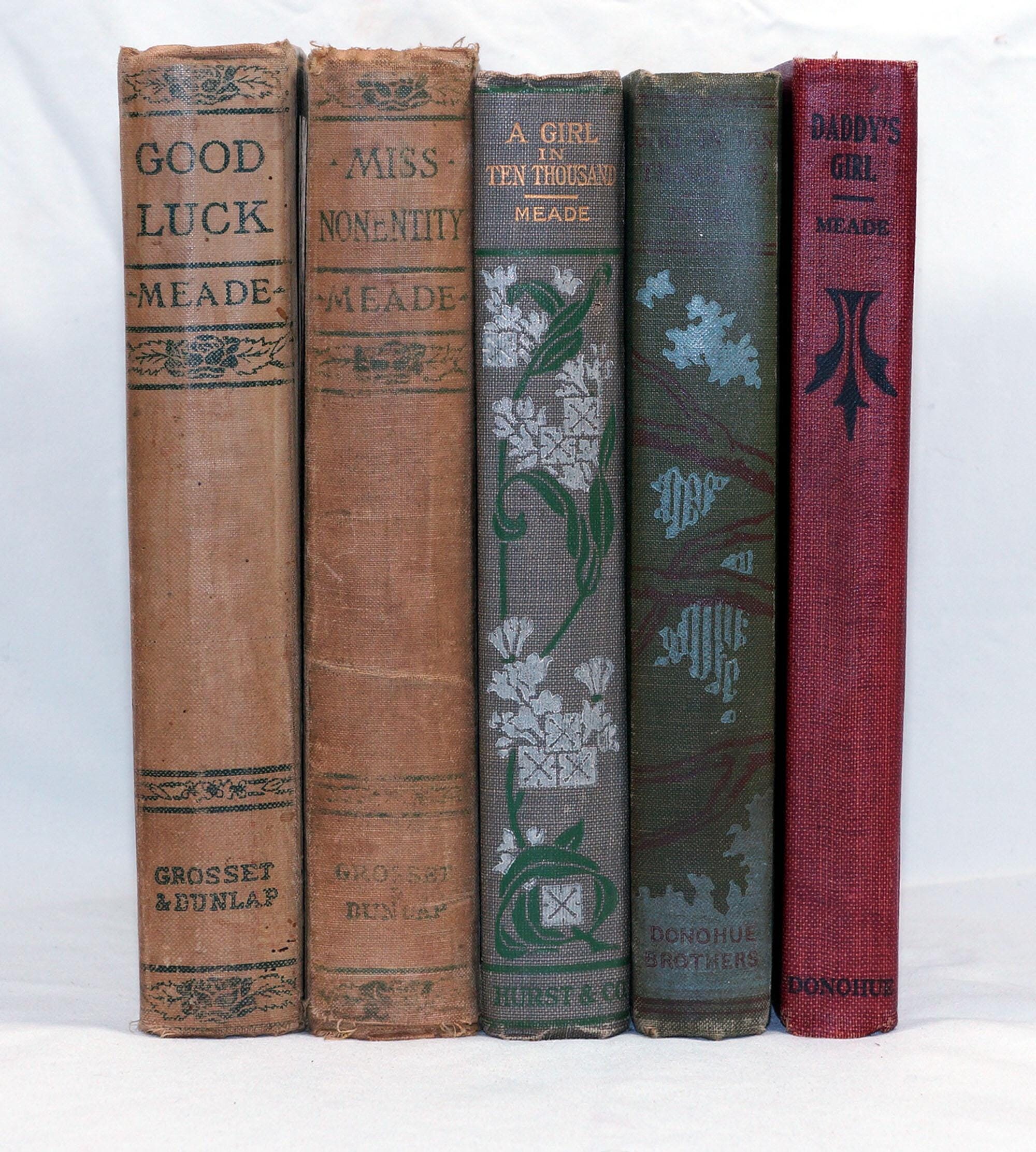 Lot of 5 Antique 1800s 1900s Books by Mrs. L.T. Meade Antiquarian ...