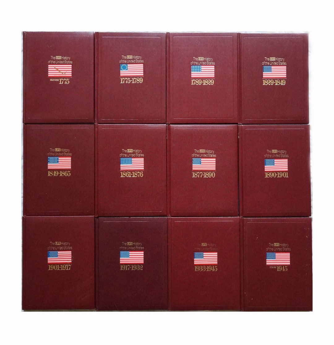 Vintage Time-life 'the Life History of the United States' Complete Set ...