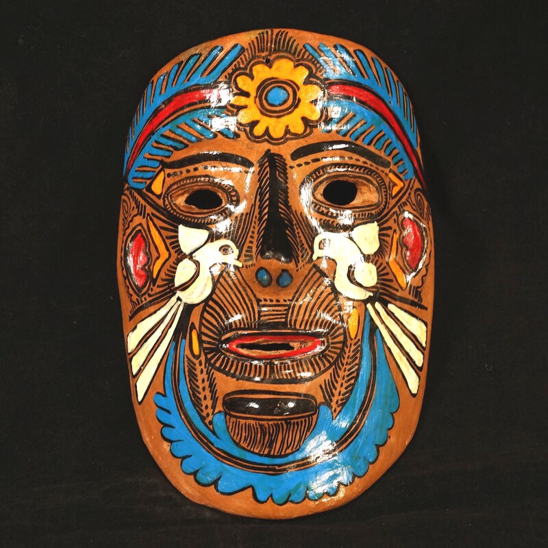 Mayan Mask - Etsy