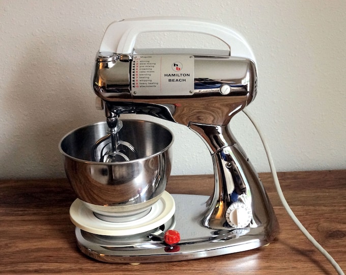 Vintage 1950's Kitchen Hamilton Beech Stand Mixer -- WORKING, Excellent ...