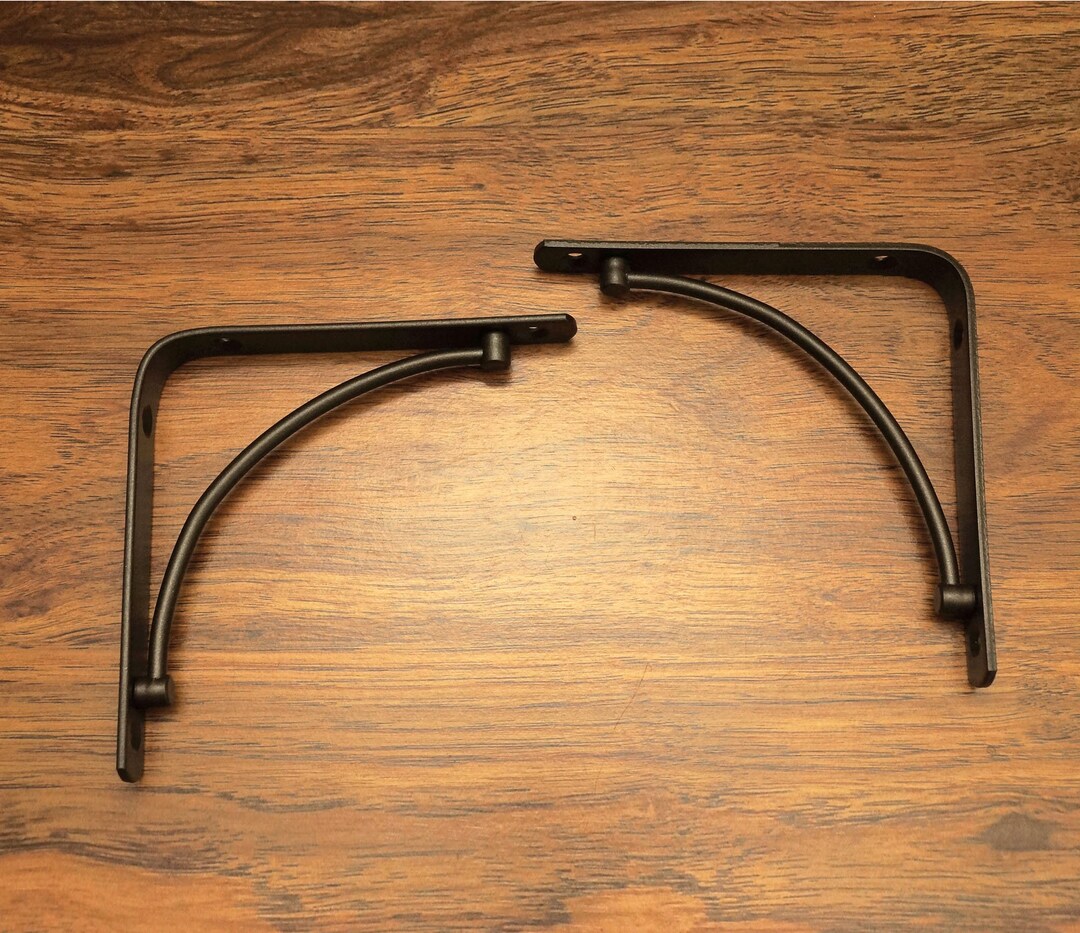 NOS Oil-rubbed Bronze Decorative L Bracket, 5-3/4 Inch Heavy Duty ...
