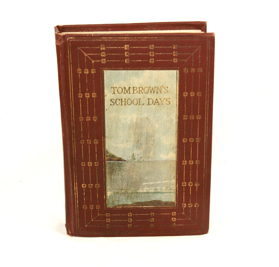 RARE 1900s Antique Classic Book: Tom Brown's School Days by Thomas ...