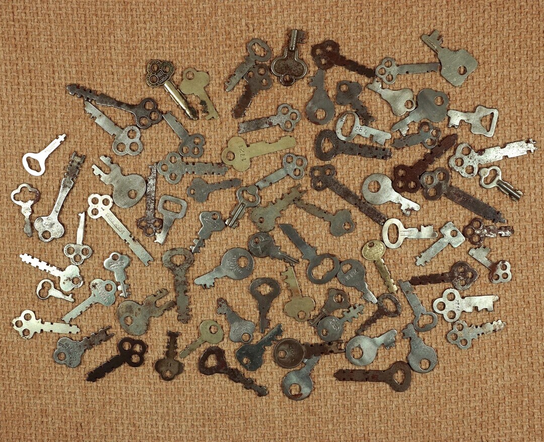 Old Keys 1920s 1930s Large Group Entire Lot - Etsy