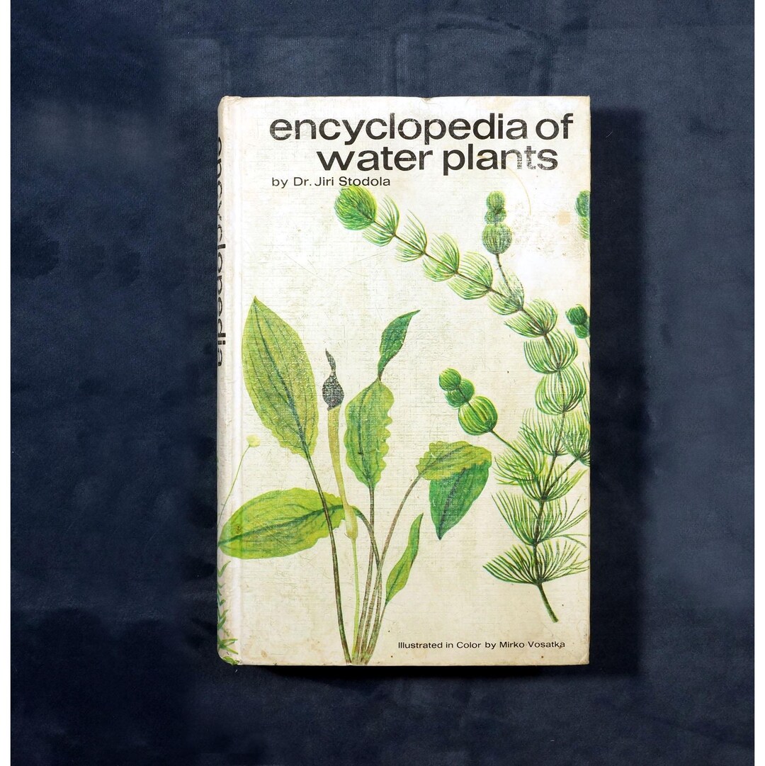 Vintage Tropical Aquarium Plant Book, 'encyclopedia of Water Plants' by ...