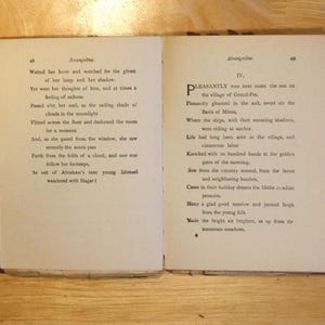 RARE Antique Book 'evangeline' by Henry Wadsworth Longfellow, 1902 ...