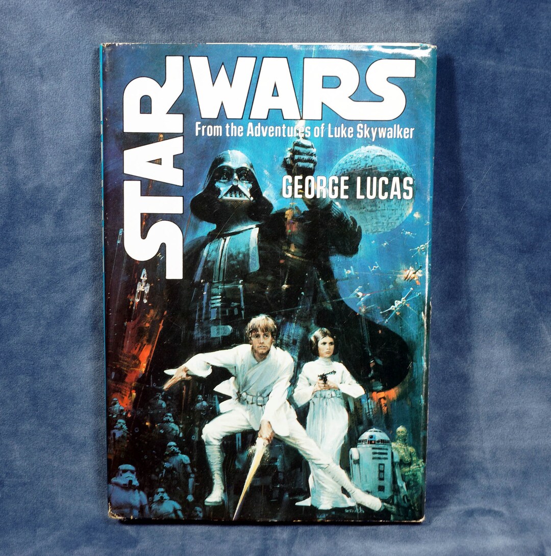 1976 STAR WARS Hardbound Book by George Lucas, Vintage Novel With Movie ...