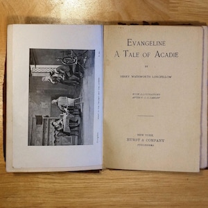RARE Antique Book 'evangeline' by Henry Wadsworth Longfellow, 1902 ...