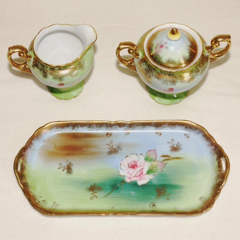 Pink Rose Tea Set - Etsy