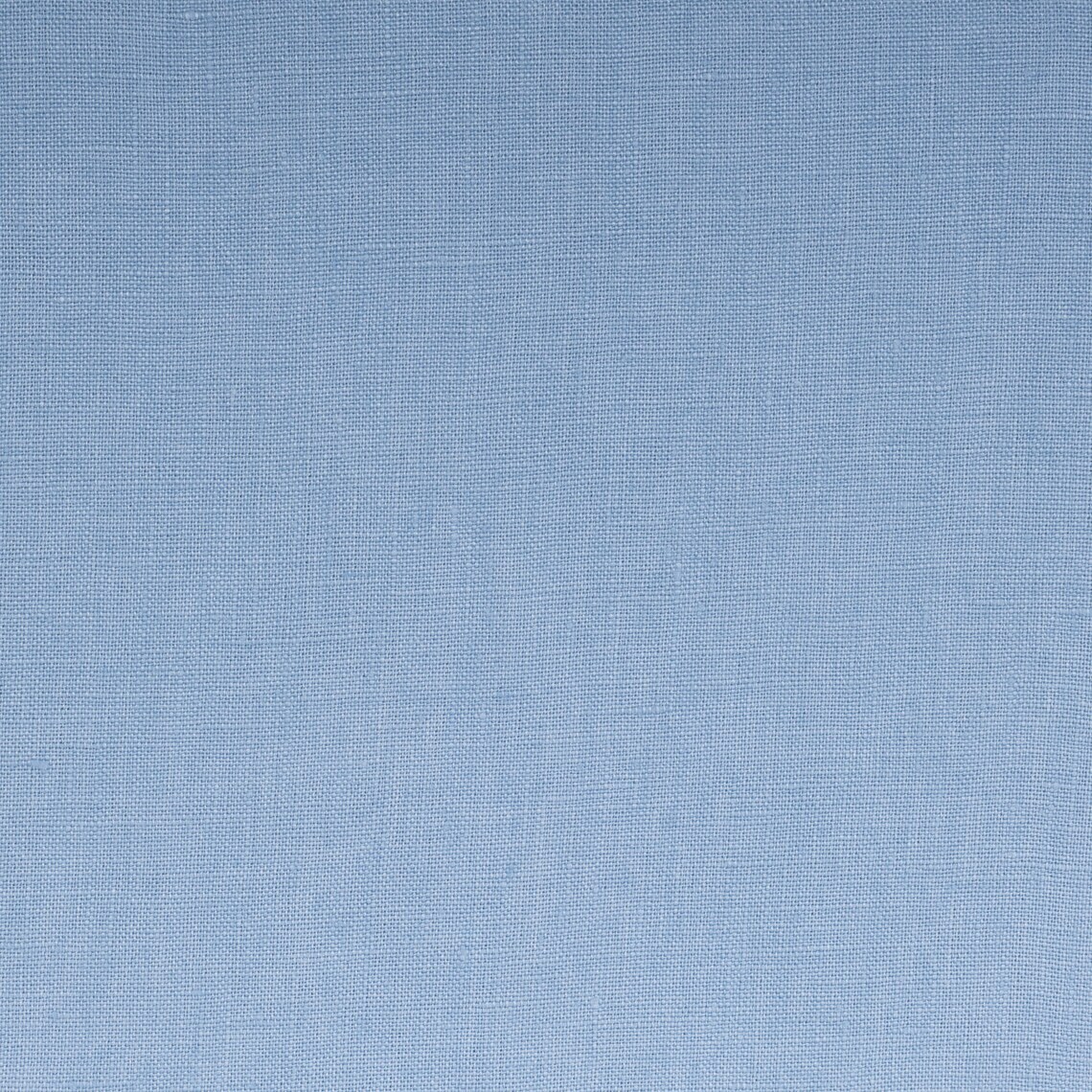 Sky Blue Pure Linen Sheet Set. 4 Pieces -- Flat, Fitted Sheets and Two ...