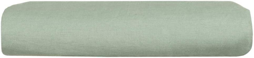 Viridian Sage Color Pure Linen Fitted Sheet. 100% Organic Flax Linen ...