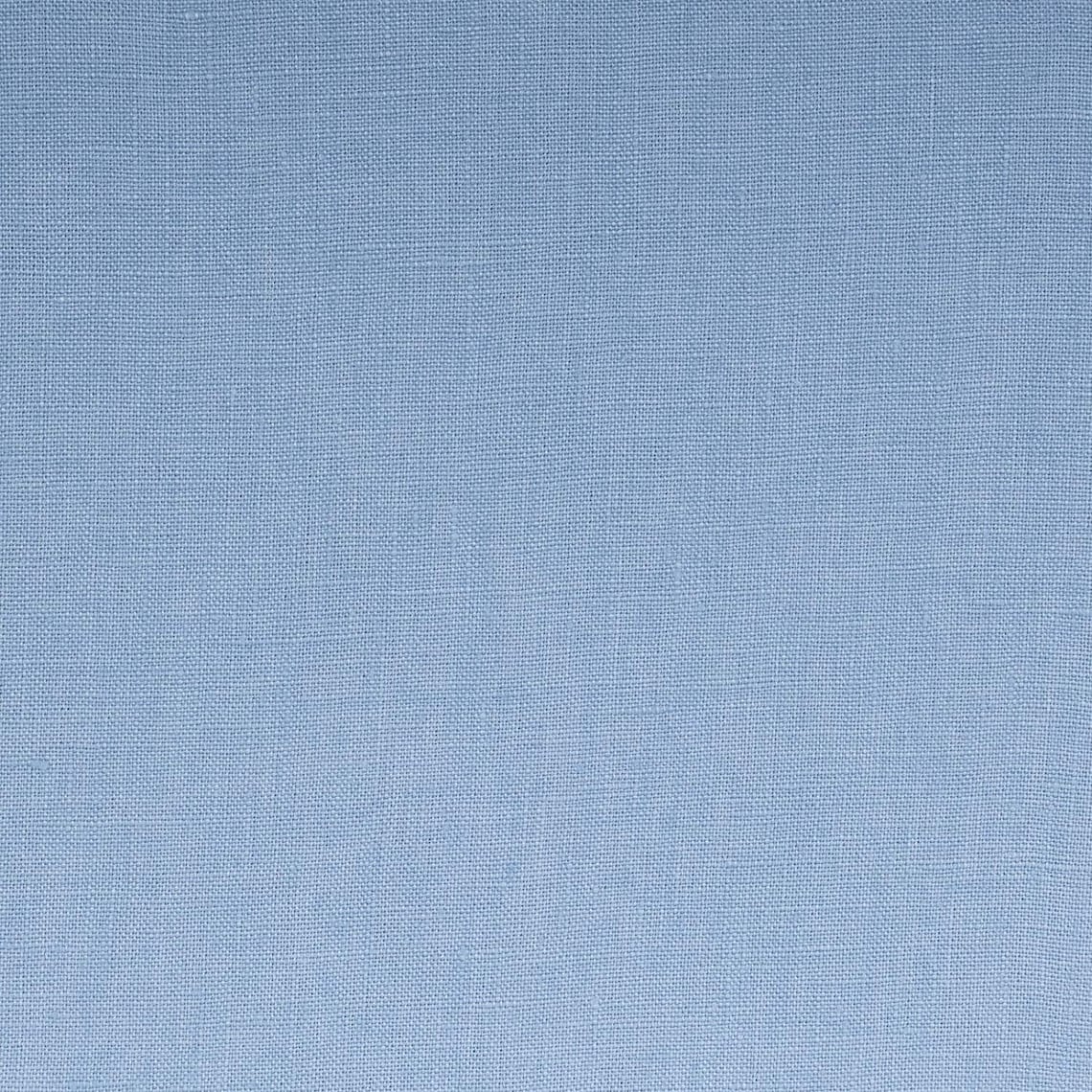 Acid Blue Color Pure Linen Fitted Sheet. 100% Organic Flax - Etsy