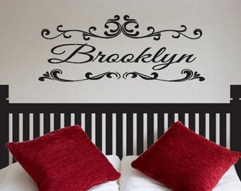 Monogram headboard | Etsy