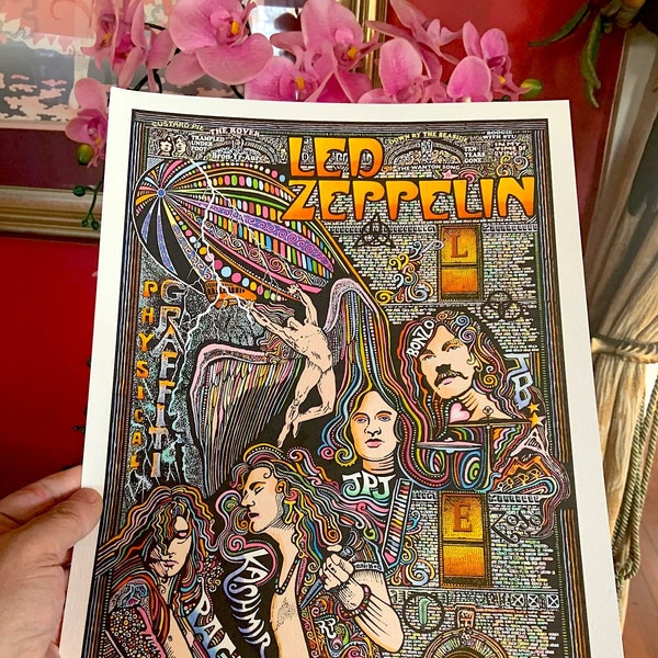 Led Zeppelin Art - Etsy