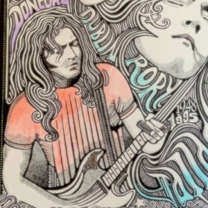 Rory Gallagher Art Print by Posterography - Etsy