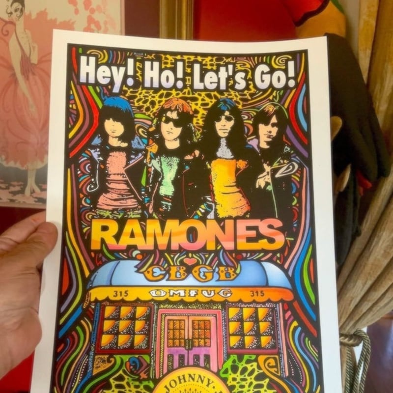 The Ramones Concert Poster - Etsy