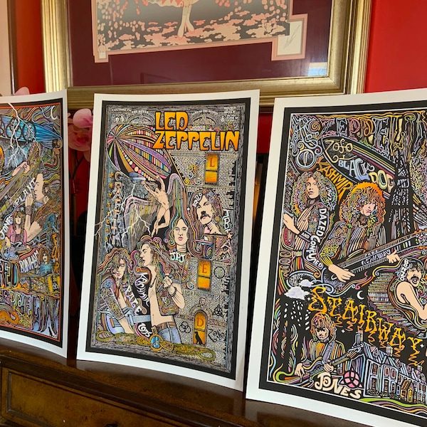 Led Zeppelin Art - Etsy