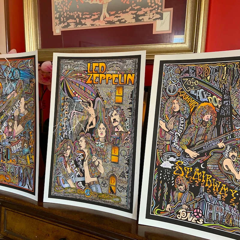 Led Zeppelin Art - Etsy