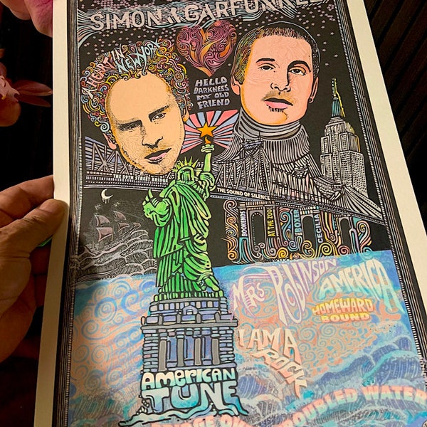 Simon and Garfunkel Poster - Etsy