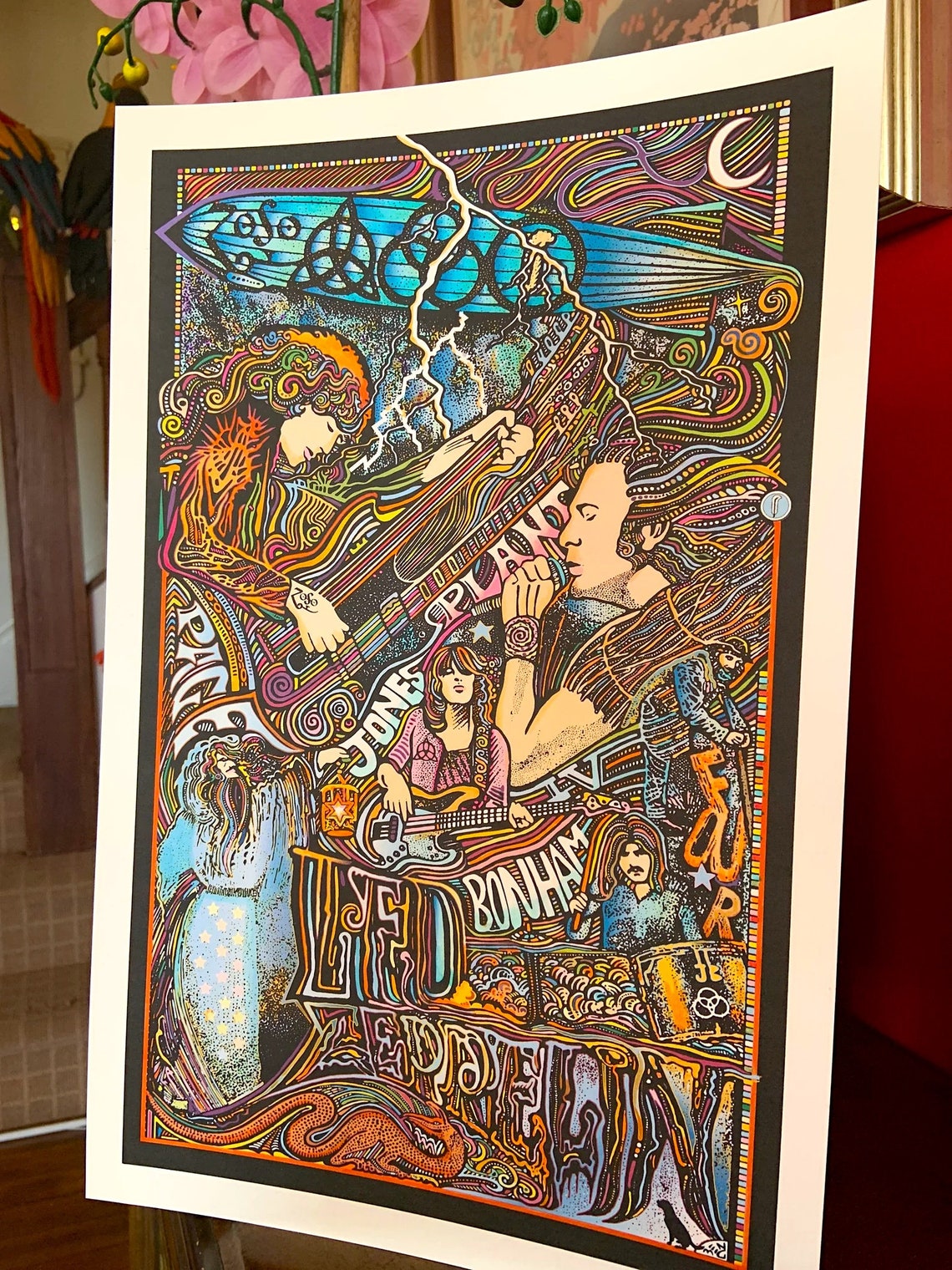 Led Zeppelin Poster Art Print by Posterography. - Etsy